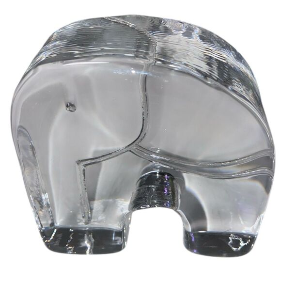 Kosta Boda | Accents | Rare Kosta Boda Sweden Elephant Sculpture Mcm ...